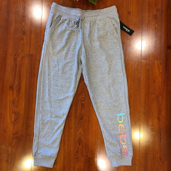 bebe | Pants & Jumpsuits | Bebe Gray Sweatpants Sizes Large Or Xl ...